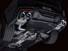 AWE Tuning AWE-3025-42375 SwitchPath Exhaust | 5" Quad Chrome Silver ...