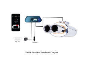 XForce VKSB01-XFORCE Varex SmartBox Bluetooth Exhaust Valve Controller ...