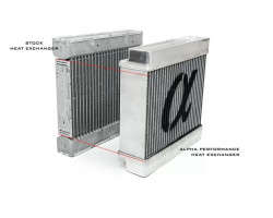 AMS Performance ALP.19.02.0001-1 Alpha Heat Exchanger Upgrade | Fitment ...