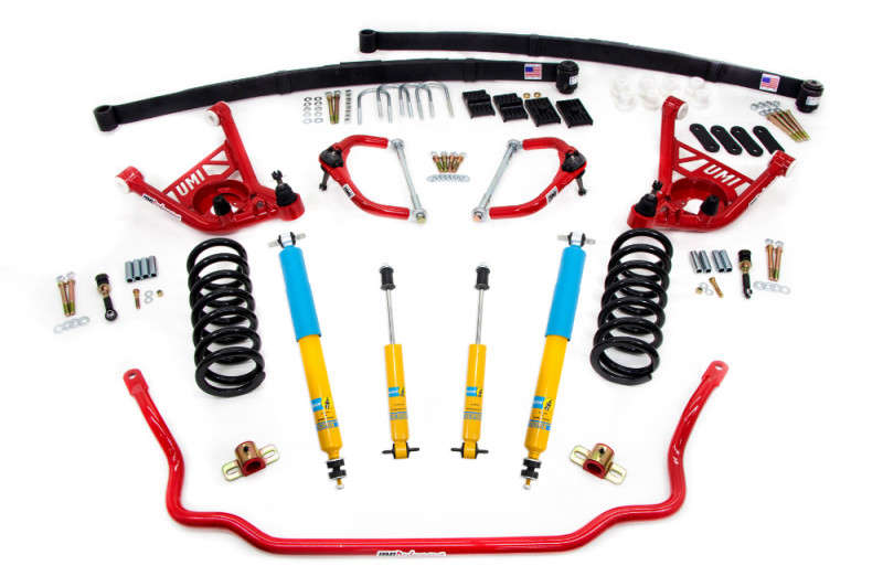 UMI Performance UMI-FBF003-R Handling Kit | 2" Lowering | Stage 3 | Red ...