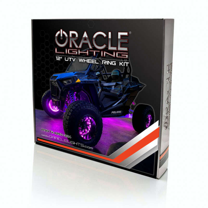 Oracle Lighting 4250-334-OL LED Illuminated 12" Wheel Rings | Fitment ...