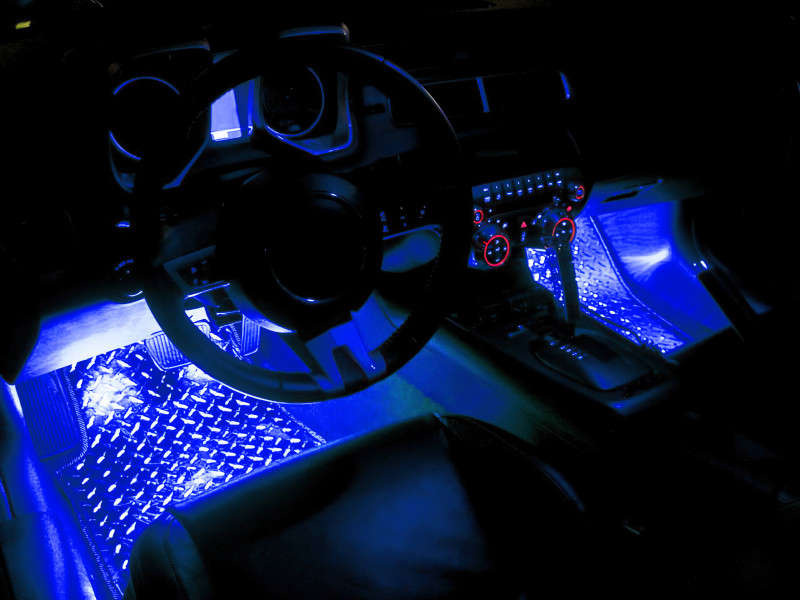 Oracle Lighting 3805-002-OL Pair 15 in. LED Strips Retail Pack, Blue ...