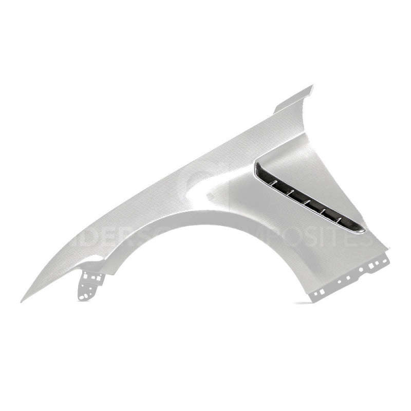 Anderson Composites AC-FF15FDMU-GR-01 Carbon Fiber GT350 Style Front ...