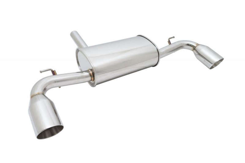 Megan Racing MR-ABE-MCC11-SRT Exhaust System w/ Stainless Rolled Tips ...