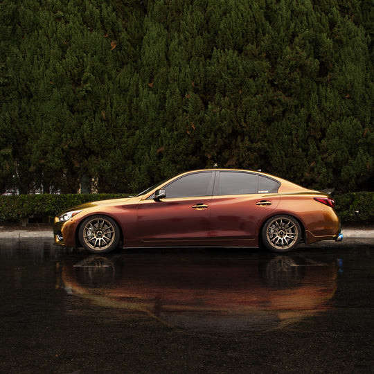 Street Aero s-ssa-inf-007-cf-s83-SA Side Skirt Splitter Set Cross Faded ...