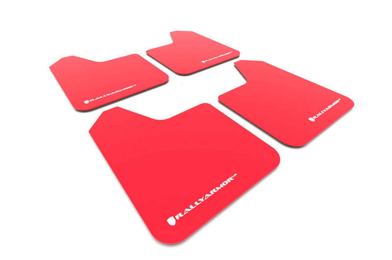 Rally Armor MF12-UR-RD/WH-RAL UR Universal Red Mud Flap/White Logo ...