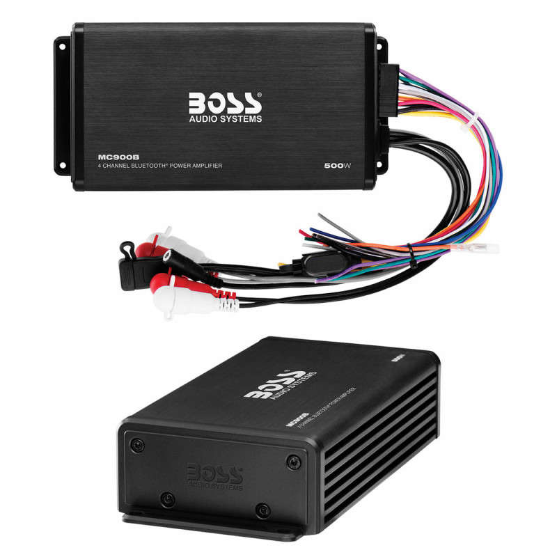 Boss Audio MC900B-BOSS Systems 500-Watt 4-Channel Class A/B Amplifier ...