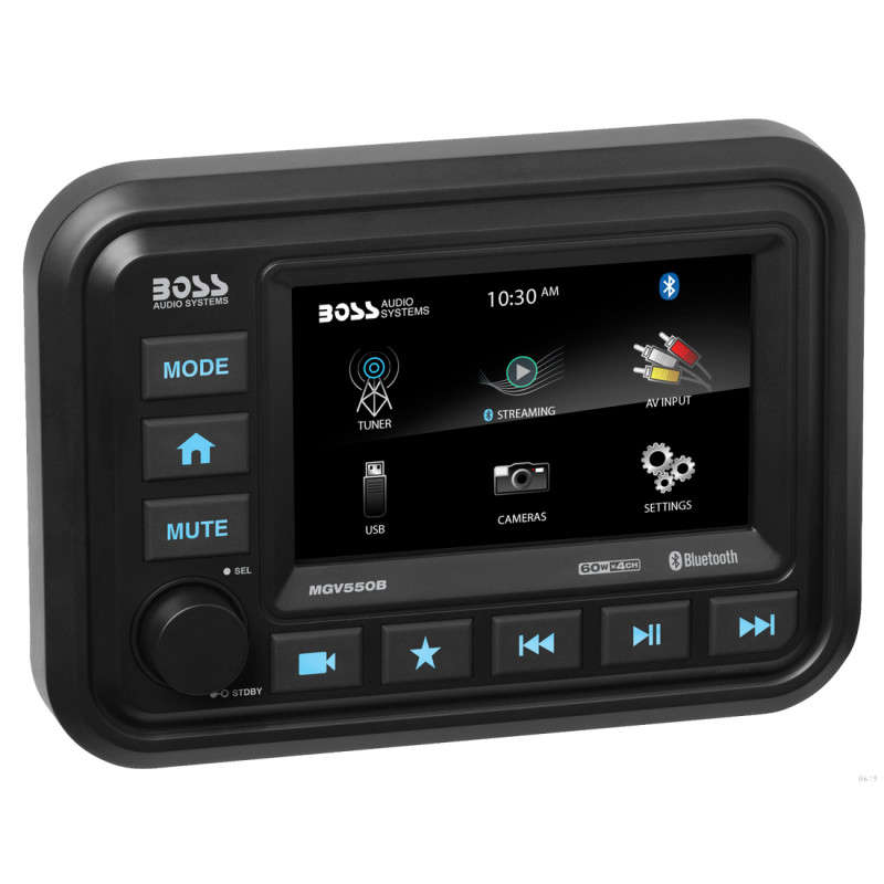 Boss Audio MGV550B-BOSS Systems Mech-Less Mulitmedia Touchscreen Audio ...