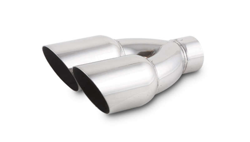 Vibrant Performance 1333-VP 10" Polished Dual Outlet Weld-On Exhaust ...