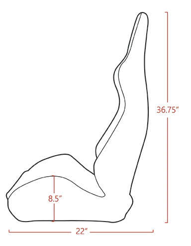 Status Racing SRS1064-B-STAT Touring Reclining Seat | Black | Pair ...