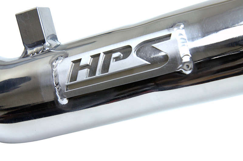 HPS Performance 17-104P-HPS Polished Intercooler Pipe Complete Kit Hot and Cold Side | 2.5" Pipe ...
