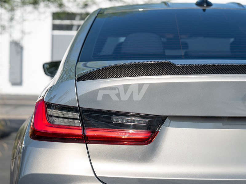 RW Carbon bmwg20001-RWC CS Style Carbon Fiber Trunk Spoiler | Spoiler ...