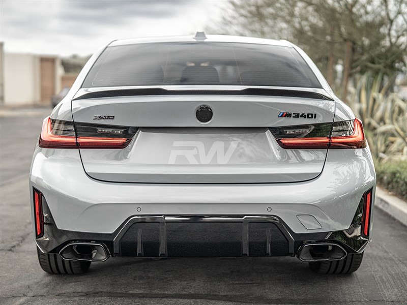 RW Carbon bmwg20004-RWC M Style Carbon Fiber Trunk Spoiler | Spoiler ...