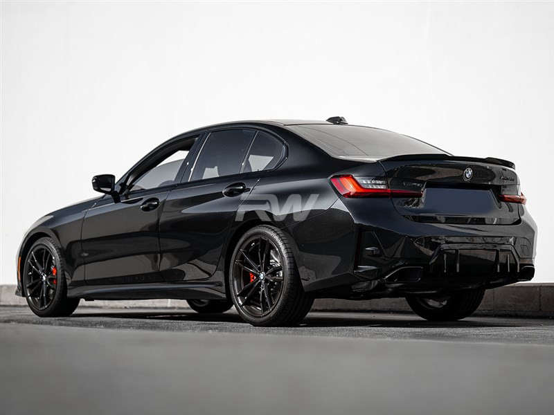 RW Carbon bmwg20004-RWC M Style Carbon Fiber Trunk Spoiler | Spoiler ...