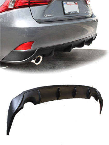 Stillen KB31002MB-STILL Rear Diffuser | Matte Black (14-16 Lexus Is250 ...