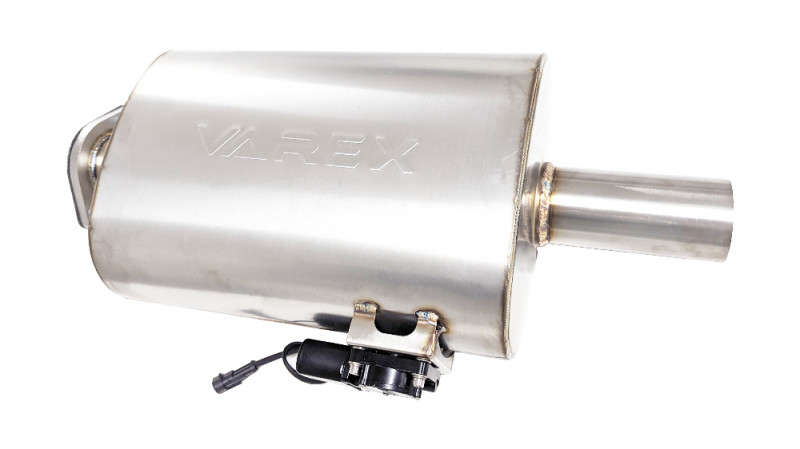 XForce VMK40-250-XFORCE 2.5" Varex Valved Muffler with Side Mount Motor ...