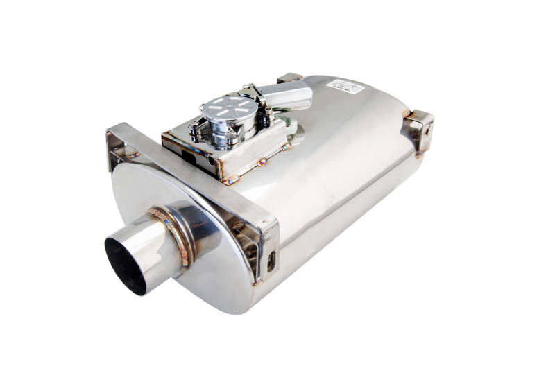 XForce VMK20-250-XFORCE Varex Oval Muffler in 2.5" Inlet with Bracket ...