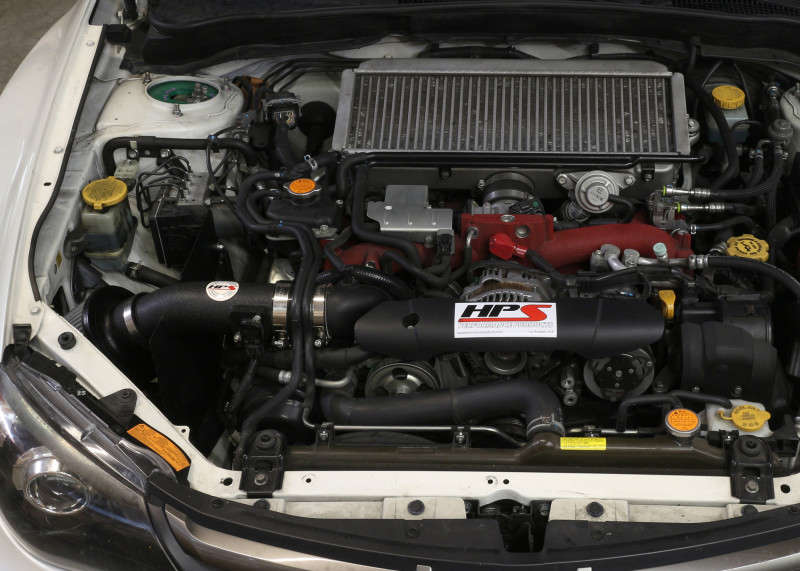 HPS Performance 827-566WB-HPS Shortram Air Intake Kit W/ Heat Shield ...