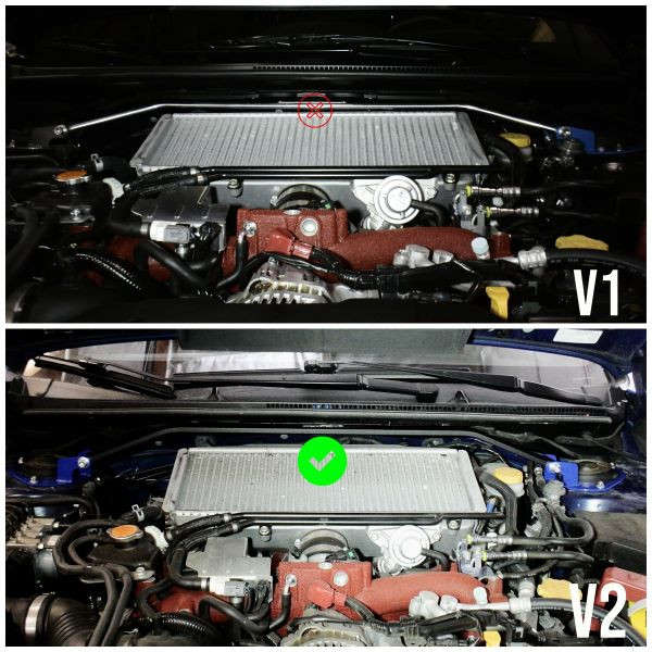 Megan Racing MR-SB-SI15FU-1P-V2 Race Spec Strut Bar | V2 | Front Upper ...