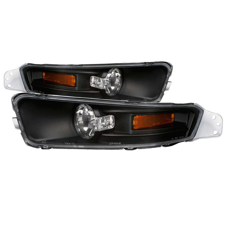 Spec-D Tuning 2LB-MST05JM-TM-SPECD Bumper Lights | Matte Black Housing ...