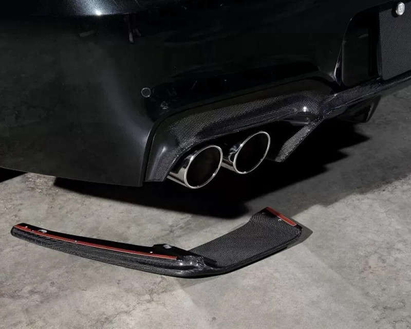 3D Design 3106-20611-3DD Carbon Fiber Rear Diffuser Under Splitter Set ...
