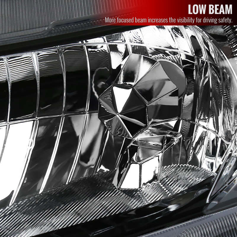 Spec-D Tuning 2LH-CV12JM-RS-SPECD Crystal Headlights | Matte Black ...