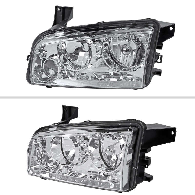 Spec-D Tuning LH-CHG05-ABM-SPECD Factory Style Headlights | Chrome ...