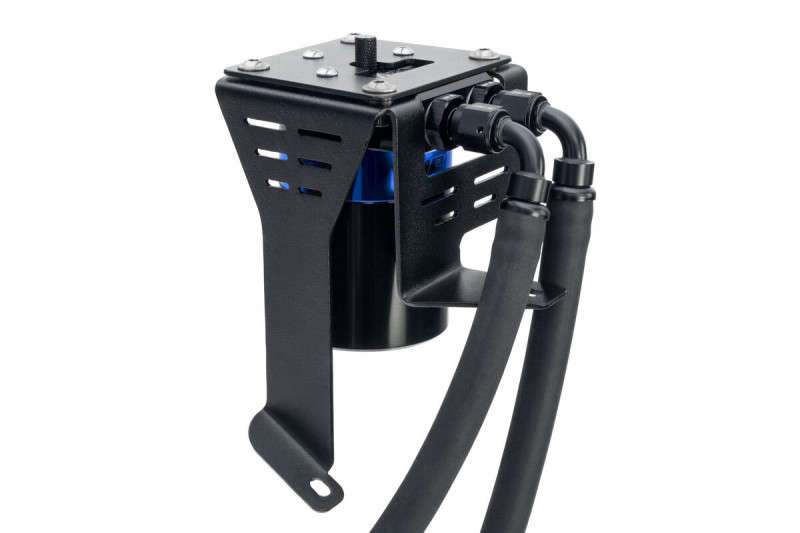 HPS Performance 860-027BL-HPS Aluminum Oil Catch Can Kit | Blue ...