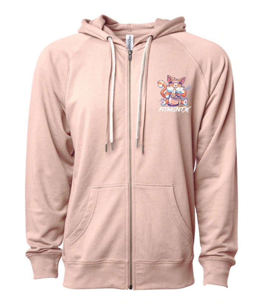 Fitment Industries FI-HCATRS Noodles & Car Parts Zip up - Rose