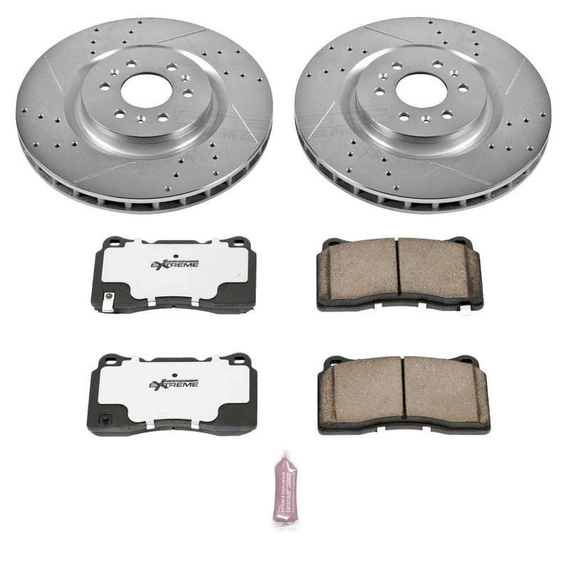 PowerStop K2944-26-PS Z26 Street Warrior Front Brake Kit For 6 Lug ...