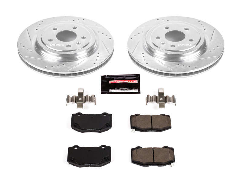 PowerStop K6535-PS Z23 Evolution Rear Sport Brake Kit | 5 Lug Models ...