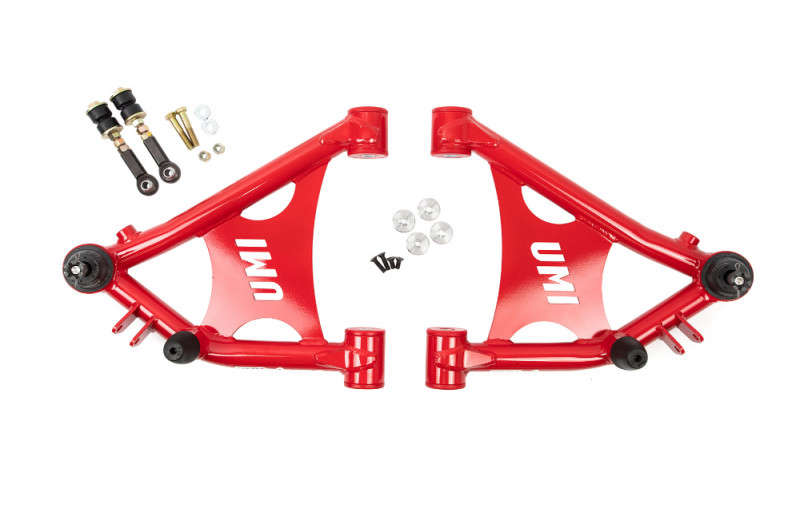 UMI Performance UMI-2051-R Front Lower A-Arms, Polyurethane, Coilover ...