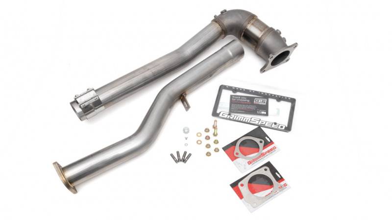 GrimmSpeed 113009-GRIMM V2 GESI Catted J-Pipe | 15-21 Subaru WRX ...