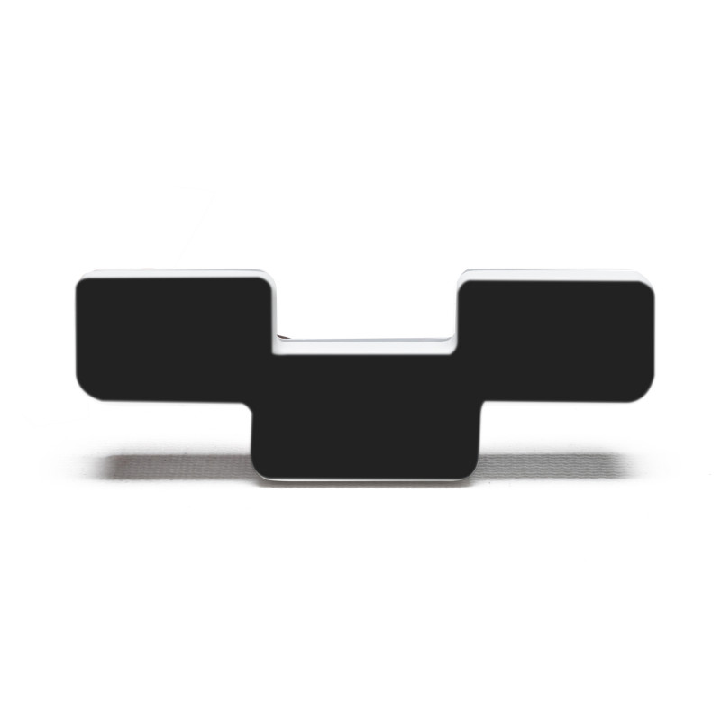 Oracle Lighting 3141 Y 005 Ol Universal Illuminated Led Letter Badges Matte Black Surface