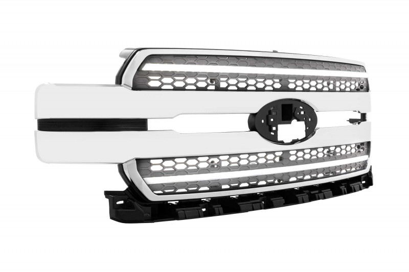 Morimoto XBG17-MOR XBG LED Grille (Chrome Finish / White DRL) (18-20 ...