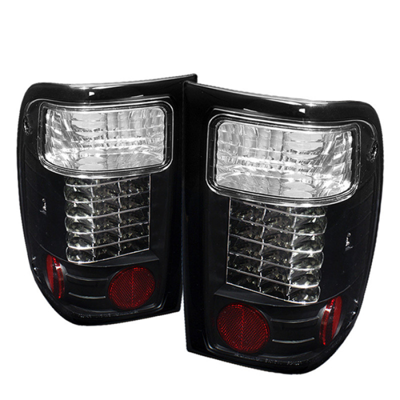 Spyder 5003836-SPDR LED Tail Lights (Black) | 01-05 Ford Ranger ...