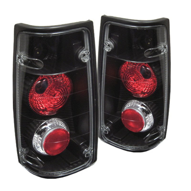 Spyder 5005472-SPDR Euro Style Tail Lights (Black) | 91-97 Isuzu Rodeo ...