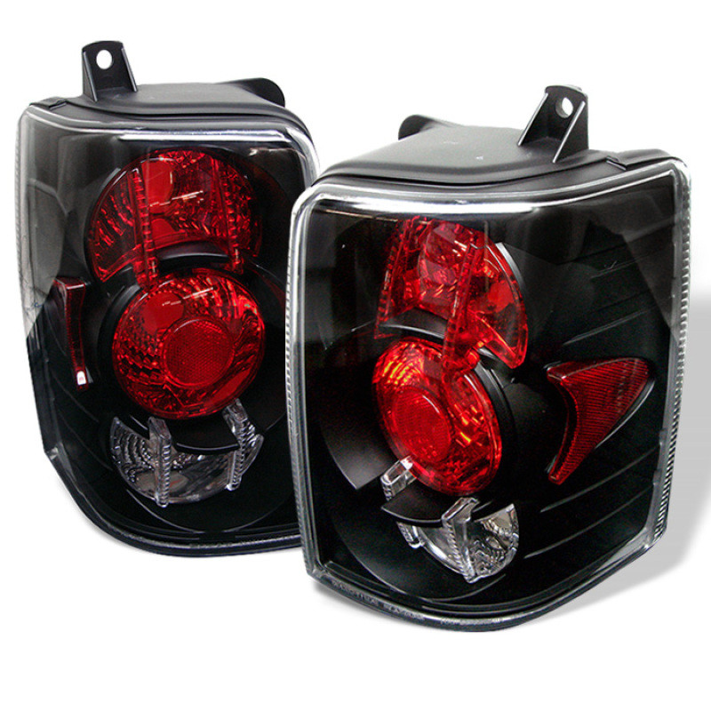 Spyder 5005588-SPDR Euro Style Tail Lights (Black) | 93-98 Jeep Grand ...