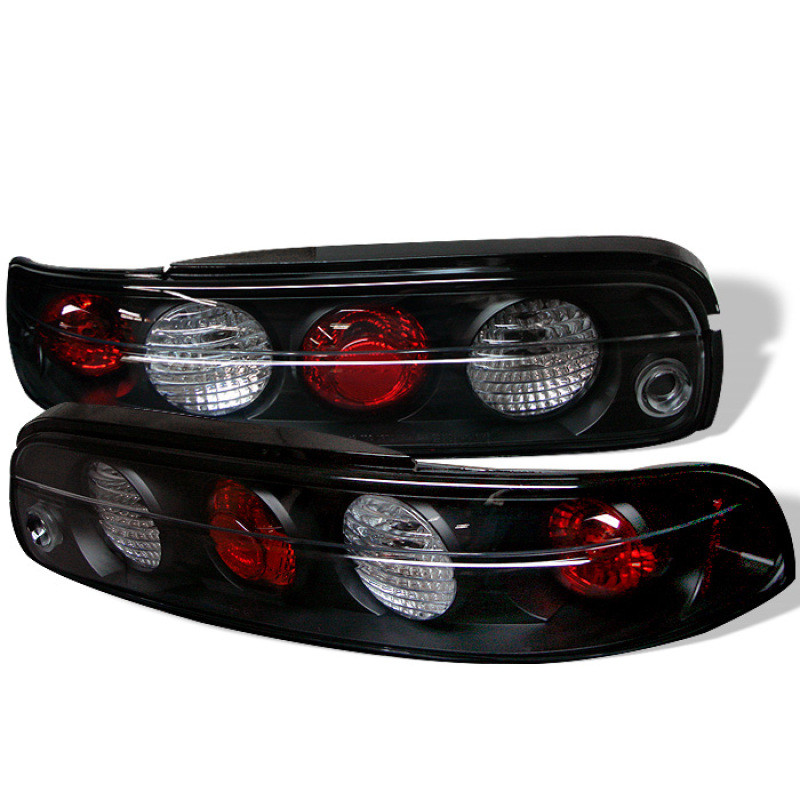 Spyder 5006042-SPDR Euro Style Tail Lights (Black) | Fitment Industries
