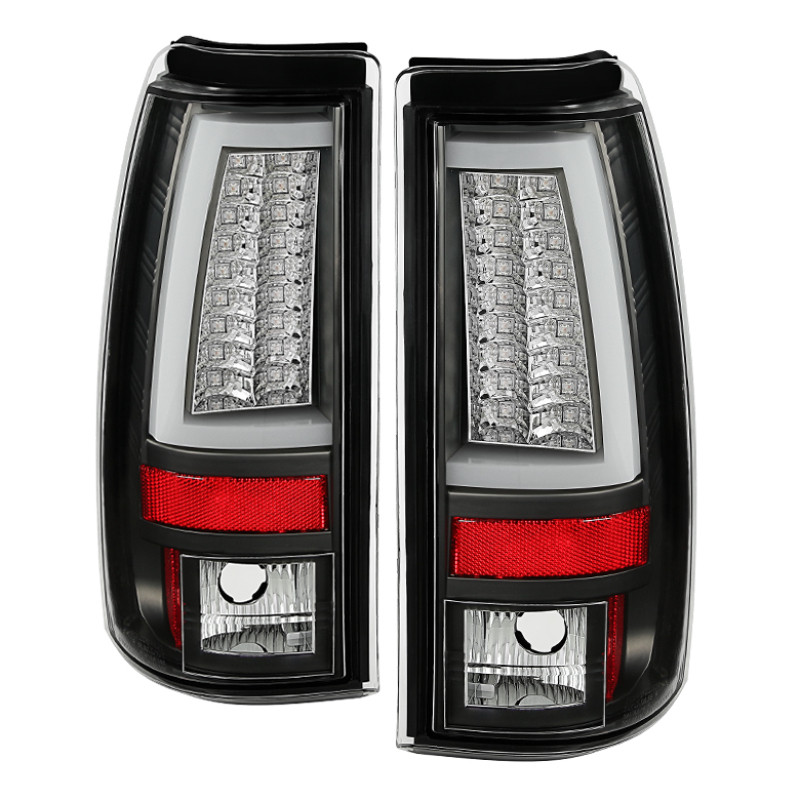 Spyder 5081865-SPDR LED Tail Lights Version 2 (Black) | 99-02 Chevy ...