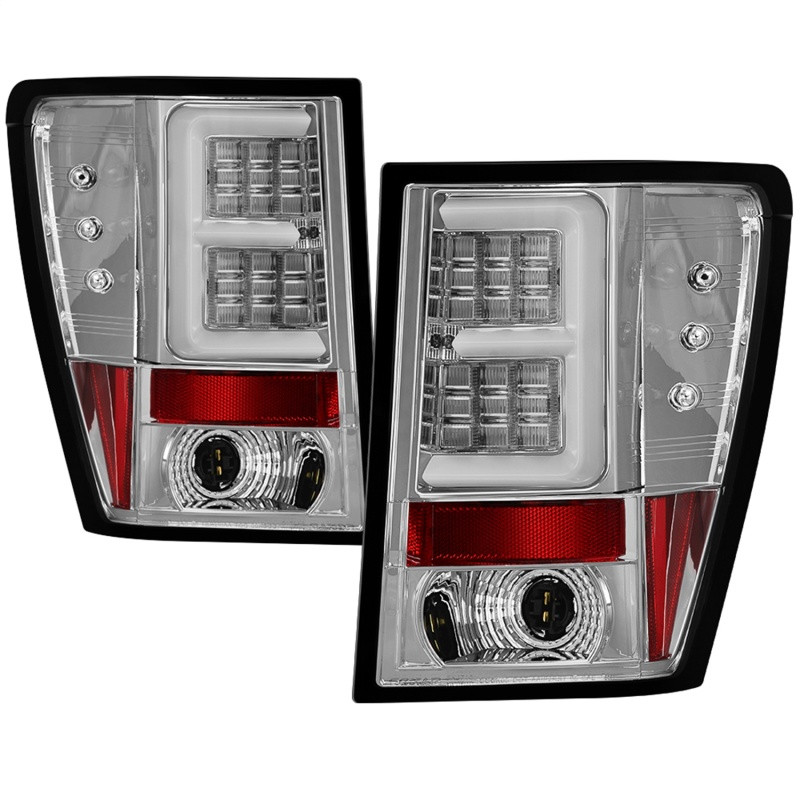 Spyder 5085832-SPDR Light Bar LED Tail Lights Version 2 (Chrome ...
