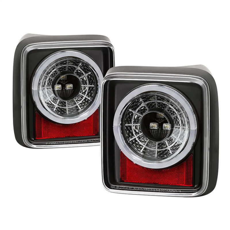 Spyder 5086174-SPDR Sequential Turn Signal Full LED Tail Light | Black ...