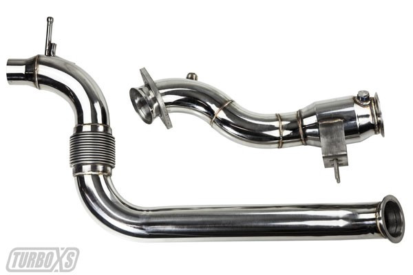 TurboXS M15-DPC-TXS Downpipe w/ High Flow Catalytic Converter (15-23 ...