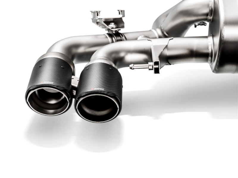 Akrapovic TP-CT/47/RS-AKRA Tail Pipe Set W/ Red/White Logo | Carbon ...