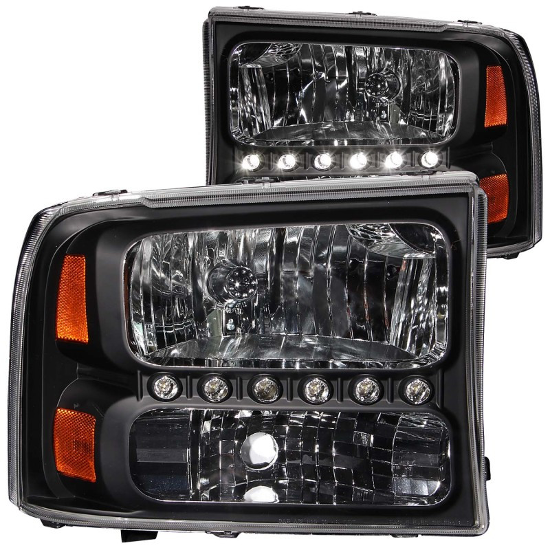 Anzo 111106-ANZO Crystal Headlights | Clear/Black | Custom Offsets