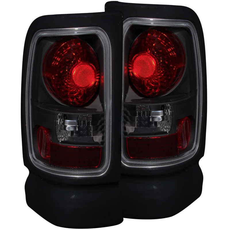 Anzo 211170-ANZO Tail Light Assembly | Dark Smoke/Black | 94-01 Dodge ...