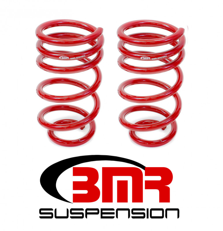 BMR Suspension SP079R-BMR Red Lowering Springs | Rear | 1.25 Inch Drop ...
