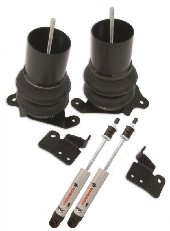 Ridetech 11381010-RT Front Cool Ride Air Springs and Shocks for Stock ...