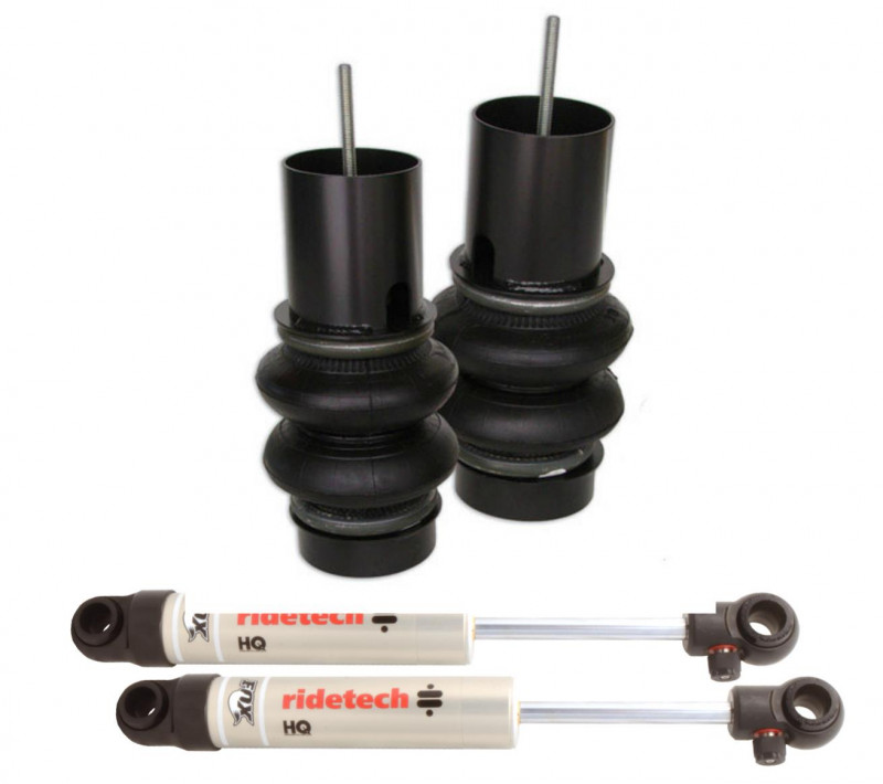 Ridetech 11371010-RT Front Cool Ride Air Springs and Shocks for Stock ...