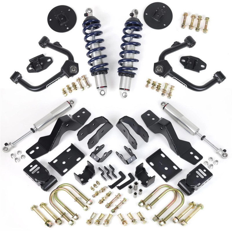 Ridetech Lowering Kit for 19-23 Chevrolet Silverado 1500, 22 Chevrolet ...